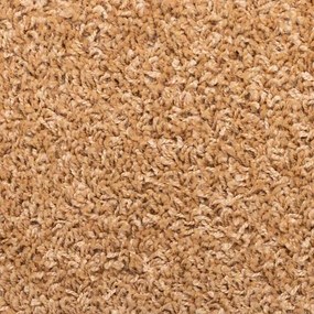 Schodové rohože 15 ks 65 x 21 x 4 cm béžové s obdélníkovým okrajem 134577