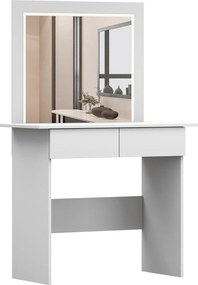IDZ Toaletní stolek s LED osvětlením MINERVA, 94 cm Bílá