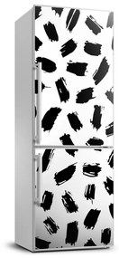 Wallmuralia Nálepka na ledničku Černo-bílé skvrny 60x180 cm