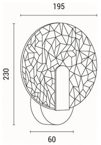 LED Nástěnné svítidlo SILK LED/8W/230V 3000K