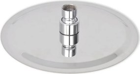 Dešťové sprchové hlavice 2 ks Ø 20 cm nerezová ocel 275934