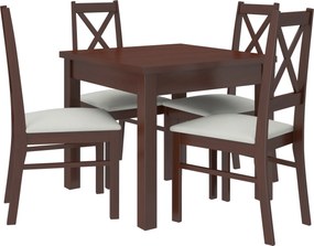 ADRK Furniture Sada stolu s židlemi RODOS 38 SET-ROD-38-DW-B061