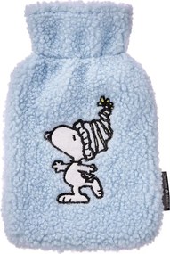 PEANUTS Mini termofor zamilovaný Snoopy v čepici - sv. modrá