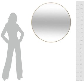 Velké kulaté zrcadlo ALICE, Ø 100 cm