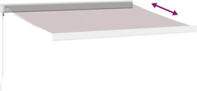 Ručně zatahovací markýza hnědá 350 x 250 cm 3215719