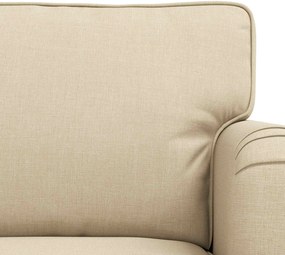 Set pohovek 2 ks Krémová textil 3407565