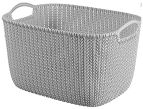 Curver KNIT 259500 Úložný koš 19 L, šedý