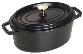 Staub Cocotte hrnec oválný 23 cm/2,3 l černý, 1102325