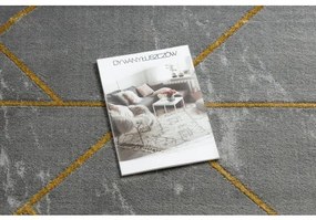 Dywany Luszczow Kusový koberec EMERALD EXCLUSIVE 1012 geometrický, mramor šedá / zlato Rozměr koberce: 240 x 330 cm