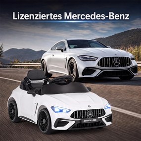 Costway Dětské elektrické autíčko 12 V Mercedes-AMG dětské auto s LED světly