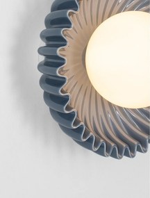 Modré keramické nástěnné svítidlo Petel – Nova Luce