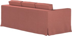 Potah na pohovku IKEA  Karlanda 3-místná nerozkládací, dlouhý barva hnědá látka pletený vzor