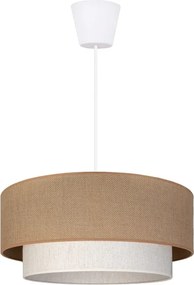 BRILAGI - LED Lustr na lanku BOHO ECO 1xE27/10W/230V pr. 40 cm béžová/krémová