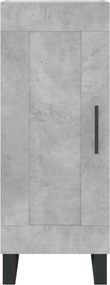 Skříň highboard betonově šedá 34,5x34x180 cm kompozitní dřevo 3199133