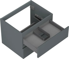 Mexen Orio, koupelnová skříňka 60 cm, 2 zásuvky, grafitová matná, 91A10-06047-2-BFF66