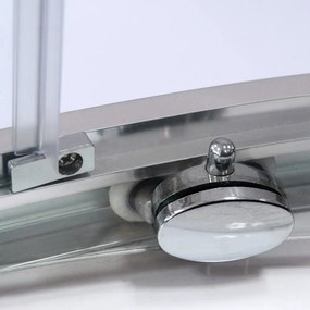 Sprchové dveře posuvné LLD4 v kombinaci s pevnou stěnou LLB Viz technická specifikace Transparent Brillant LLD4/1600+LLB/800 1600 800 LLD4/1600_LLB/800_br_tr