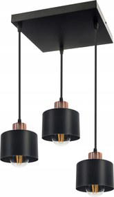 Závěsná Lampa Regulovatelný Lustr Stropní Svítidlo Led Stropní Lampa Gabriel Loft 3x E27