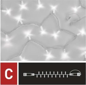 Propojovací vánoční řetěz bez zdroje EMOS Connecting D2AC02 ZY2156 50LED 5m studená bílá