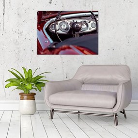 Skleněný obraz - Detail automobilu (70x50 cm)