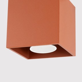 Sollux Lighting Stropní svítidlo QUAD 1 okrově červené