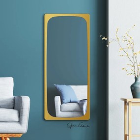 Zrcadlo Ferolini Gold Rozměr: 55 x 100 cm