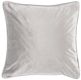 Světle šedý polštář Tiseco Home Studio Velvety, 45 x 45 cm