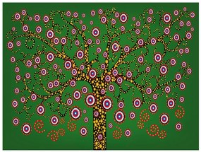 Fototapeta - abstrakce: strom (zelený)