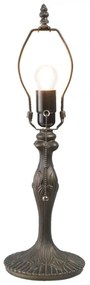 Základna ke stolní lampě Tiffany hnědá – 15x42 cm