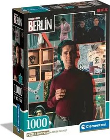 Clementoni PUZZLE La Casa de Papel Berlín: Mám plán / 1000 dílků / od