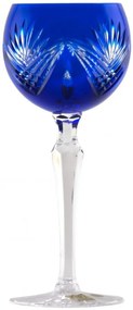Sklenice na víno Janette, barva modrá, objem 190 ml