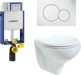 Geberit Kombifix Eco 110.302.00.5 komplet k zazdění se závěsným WC Creavit STANDARD TP320 + bidet 2v1 new