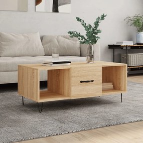 vidaXL Konferenční stolek 102 x 50 x 40 cm kompozitní dřevo [829296] Barva: dub sonoma