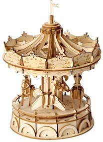 ROBOTIME Rolife 3D dřevěné puzzle Kolotoč 174 ks