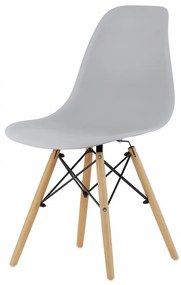 SUPPLIES CINKLA Skandinávská Jídelní židle - šedá barva