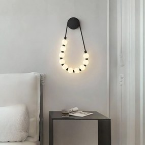 Toolight Rea, Nástěnné svítidlo G026-CP BLACK, OSW-06377