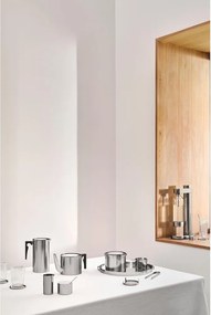 Konvice na čaj z nerezové oceli ve stříbrné barvě 1,25 l Arne Jacobsen – Stelton