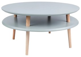 Tmavě šedý konferenční stolek Ragaba UFO, Ø 70 cm