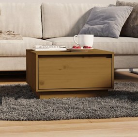 vidaXL Konferenční stolek 55 x 56 x 32 cm masivní borové dřevo [813408] Barva: Černá