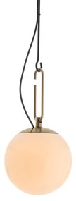 Skleněná závěsná lampa Artemide nh, Ø 22 cm