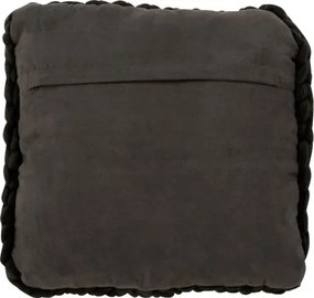 Pletený černý polštář Tricot black - 40*40 cm