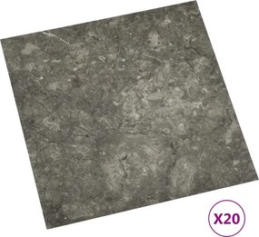 vidaXL Samolepicí podlahové desky 20 ks PVC 1,86 m² [330156] Barva: bílá a barva dřeva