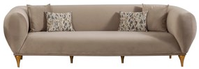 Hanah Home Třímístná pohovka MEBLON krémová 867UNQ1551