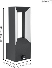 EG 98726 Venkovní nástěnné svítidlo RIFORANO 98726 - EGLO