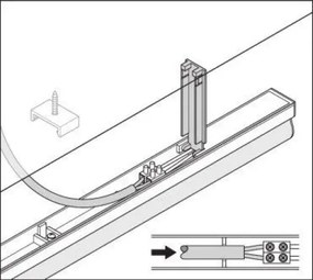 LED svítidlo LEDVANCE Linear Compact Batten 600mm 10W/3000K teplá bílá
