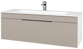 Dřevojas Koupelnová skříň ASTON SZZ 120 Varianta: N01 Bílá lesk / Úchytka T07 / N07 Stone