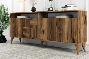 Designová komoda Cadelaria 180 cm ořech