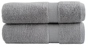 Prémiové osušky SOLUND 2 ks šedé 100x150 cm 600 g/m² 137311