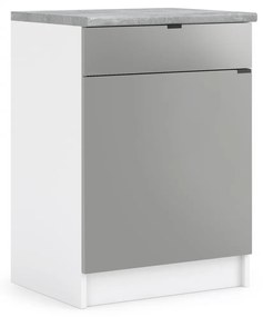 Kuchyňská skříňka spodní 60 cm - LAM D60 1D1SZ - Dvířka LETTY