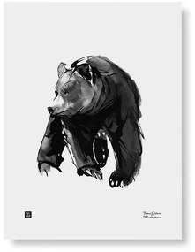 Print aquarelle "Gentle Bear"