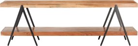 TV stolek 160 x 40 x 50 cm masivní akáciové dřevo 320500